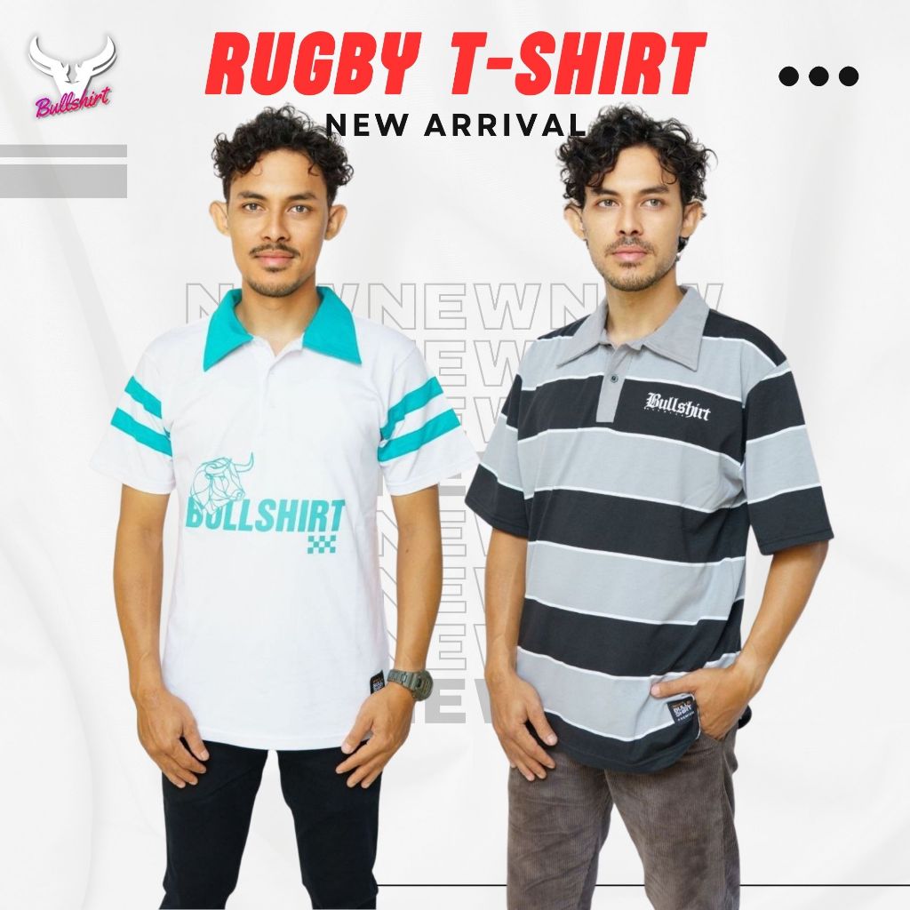 Jual RUGBY SHIRT OVERSIZE / KAOS KERAH RUGBY SABLON GLOW IN THE DARK ...