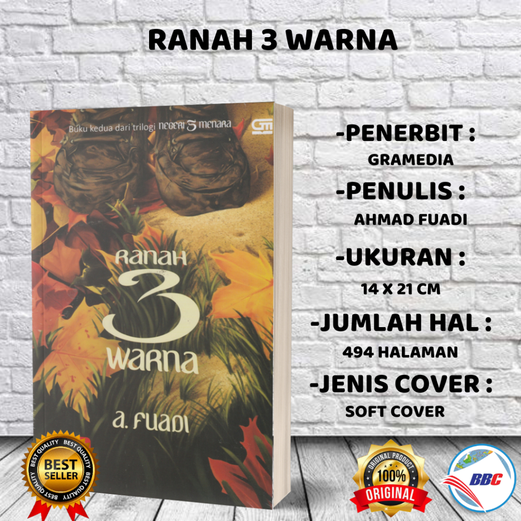 Jual BUKU RANAH 3 WARNA - AHMAD FUADI | Shopee Indonesia