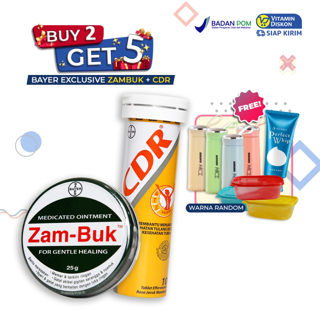Jual BUY 2 GET 5 BAYER EXCLUSIVE ZAMBUK + CDR | Shopee Indonesia