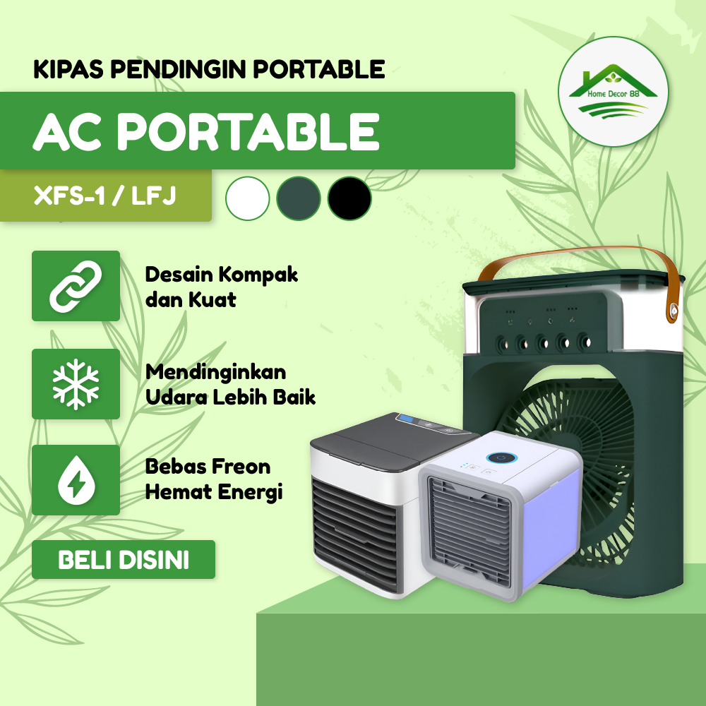 Jual Home Decor88 Official Shop Kipas AC Portable Air Cooler / AC Mini ...