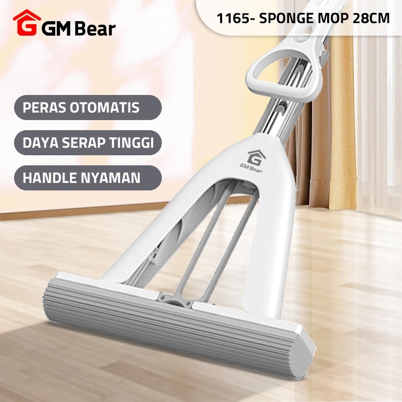 Jual GM Bear Alat Pel Lantai Spons 1165 AFL - Sponge Mop 28cm Alat Pel ...