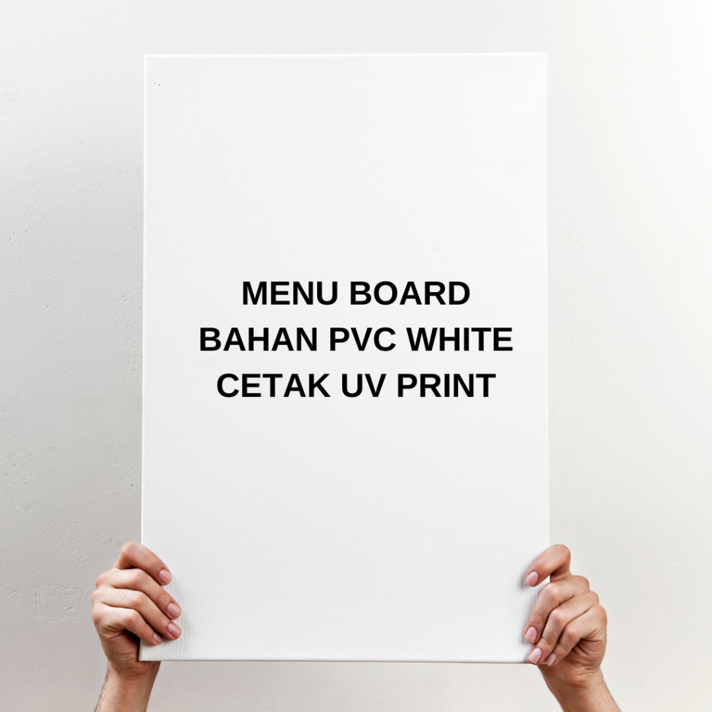 Jual Menu Cafe Resto PVC Board UV Print | Shopee Indonesia