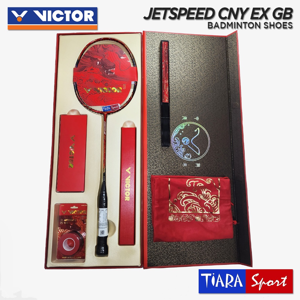 Jual Raket VICTOR Jetspeed CNY Dragon EX GB - Red - 4U G5 FC Badminton ...
