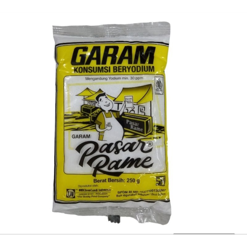 Jual garam dapur pasar rame 250 gram | Shopee Indonesia