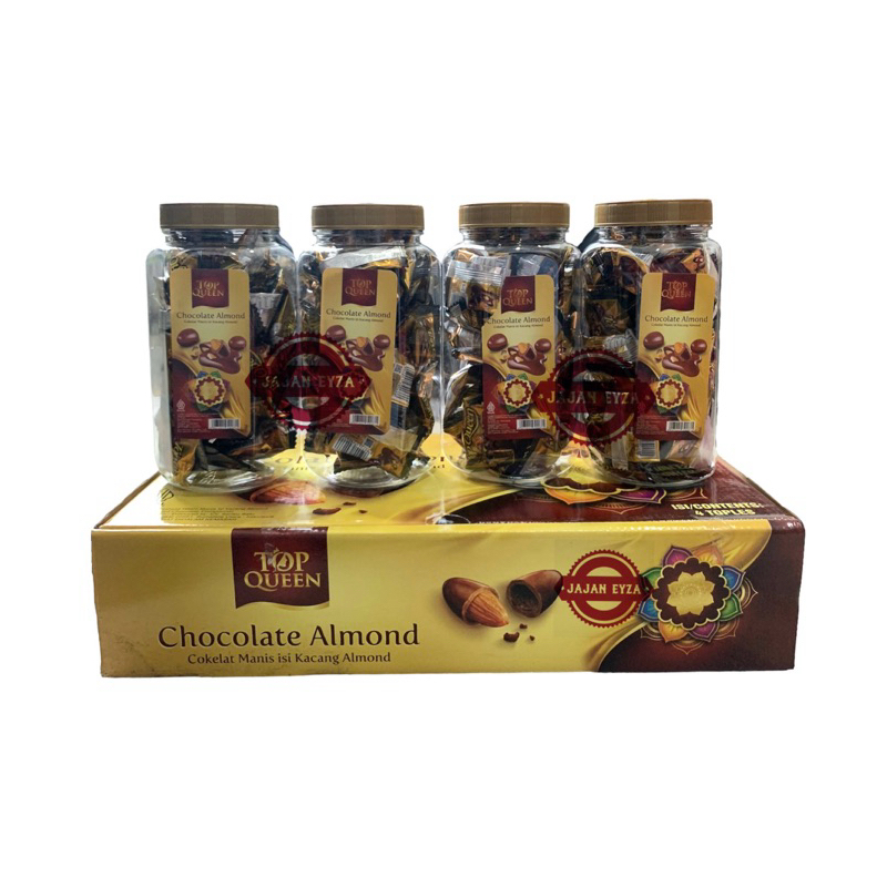 Jual CHOCOLATE ALMOND BOX ISI 4 / COKELAT MANIS ISI KACANG ALMOND ...