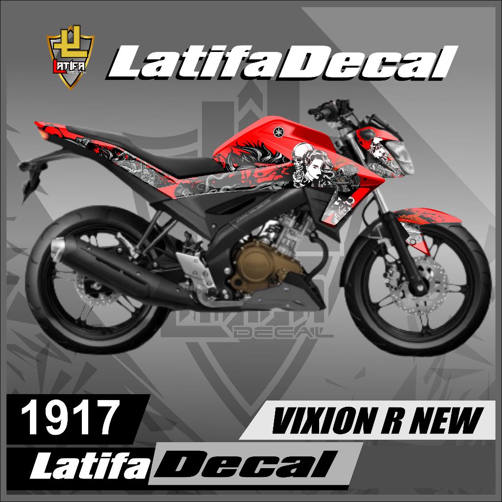 Jual Decal Sticker Motor Vixion R NEW Fullbody - Decal Custom All ...