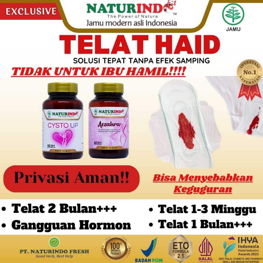 Jual Obat Telat Datang Bulan Telat Haid 1 2 3 4 Bulan Telat Hait ...