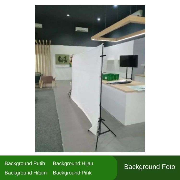 Jual Background Foto Putih Polos Ukuran 3x2,36 Meter | Shopee Indonesia