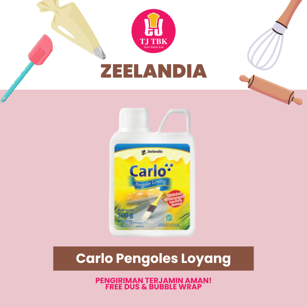 Jual Zeelandia Carlo Pan Grease (Pengoles Loyang) 500gr | Shopee Indonesia