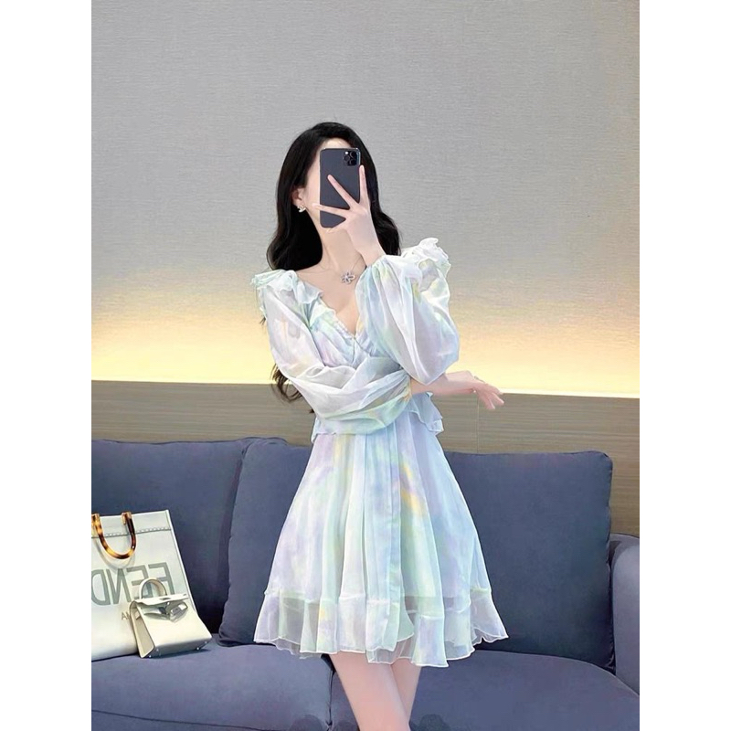 Jual Woolf Dress Summer Spring Vintage Sweet Street Holidau Beach Sexy ...