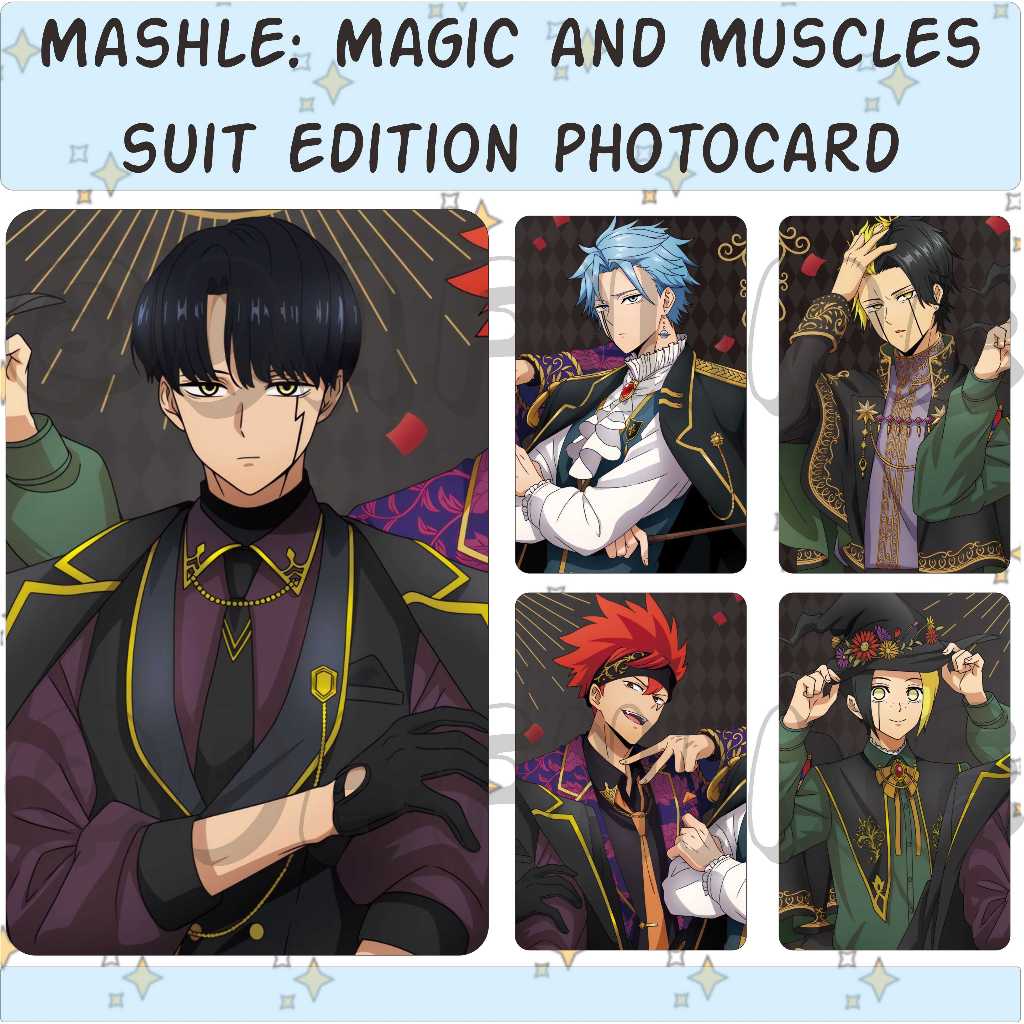 Jual MASHLE : MAGIC AND MUSCLE SUIT EDITION PHOTOCARD ANIME | Shopee ...