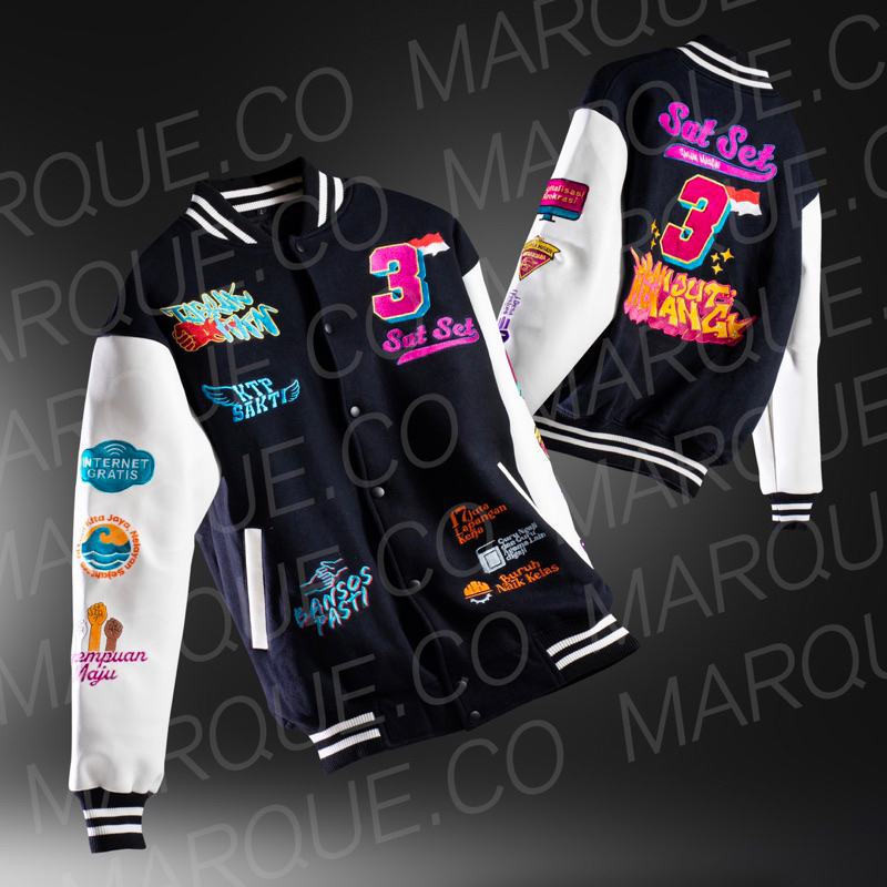 Jual PRE ORDER Official Varsity Jacket TPN Ganjar Mahfud - Jaket dari MARQUE.CO, yang Menjadi ...