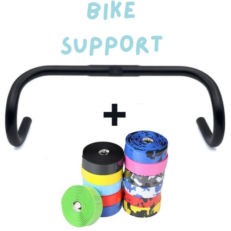 Jual Dropbar Setir Road Bike Besi 31.8 Lebar 420mm 42cm Stang Sepeda ...
