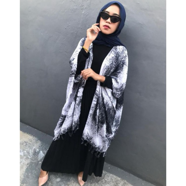 Jual [ READY STOCK] SHEILA OUTER MOTIF TIEDYE ETNIC MURAH ADEM DAN ...
