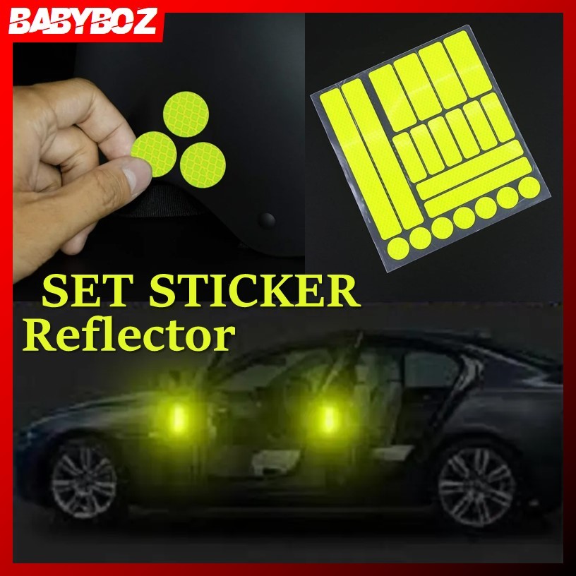 Jual BABYBOZ - GISAEV Set Stiker Reflektor Pemantul Cahaya Reflective ...