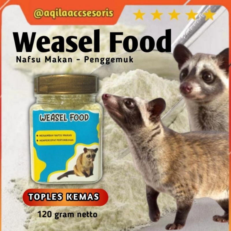 Jual Weasel Food / makan susu musang / Pakan Musang ( toples) | Shopee ...