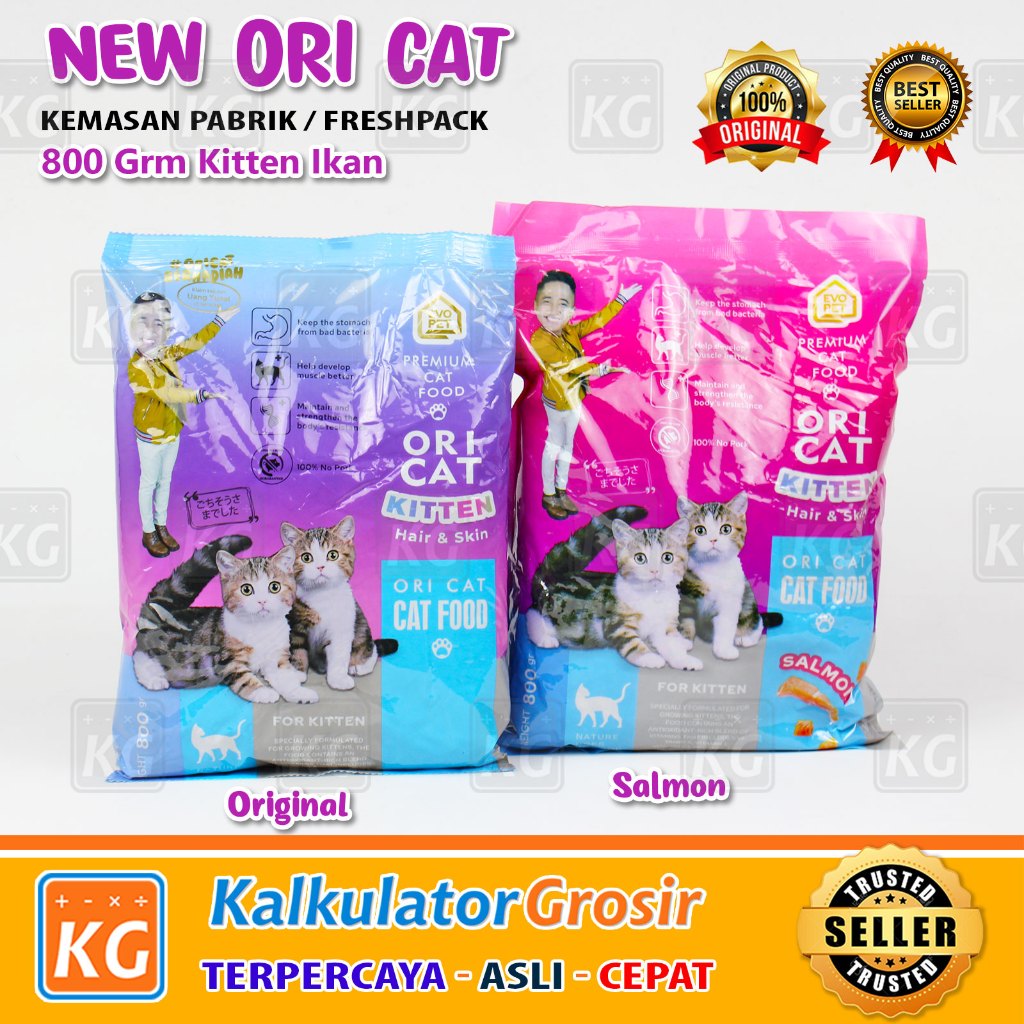 Jual Makanan Anak Kucing Murah Sehat Ori Cat Kitten 800gr / Setara ...