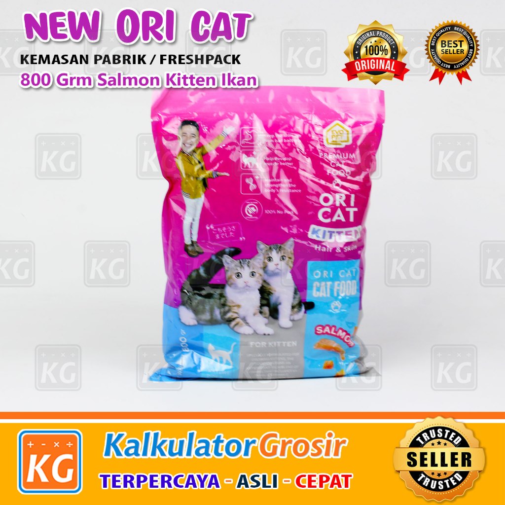 Jual Ori Cat 800gr Dry Food Cat 800 gr Makanan Kucing Murah Sehat Pakan ...