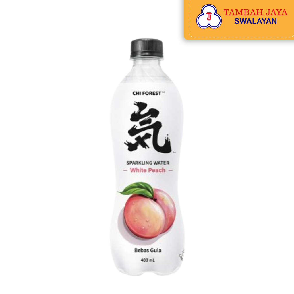 Jual Chi Forest Sparkling Water White Peach 480ml | Shopee Indonesia