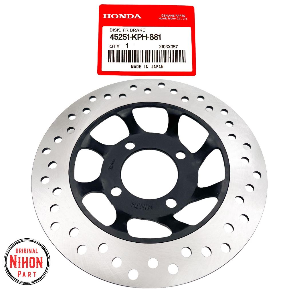 Jual Piringan cakram depan karisma supra x 125 lama supra fit new revo 100 CS1 KPH ORIGINAL ...