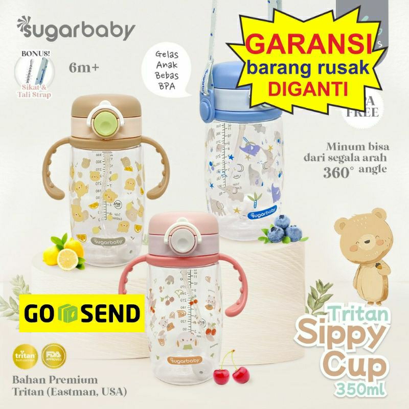 Jual READY BANDUNG SUGAR BABY BOTOL MINUM/ GELAS ANAK ANTI TUMPAH ...