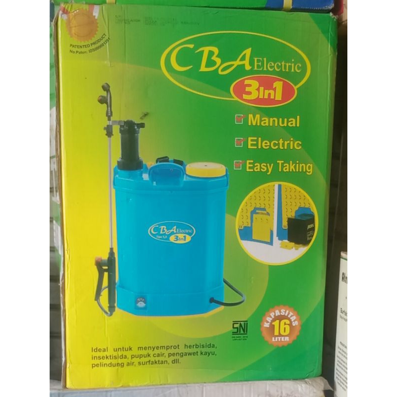 Jual Sprayer CBA Electric 3 in1 kapasitas 16 liter | Shopee Indonesia