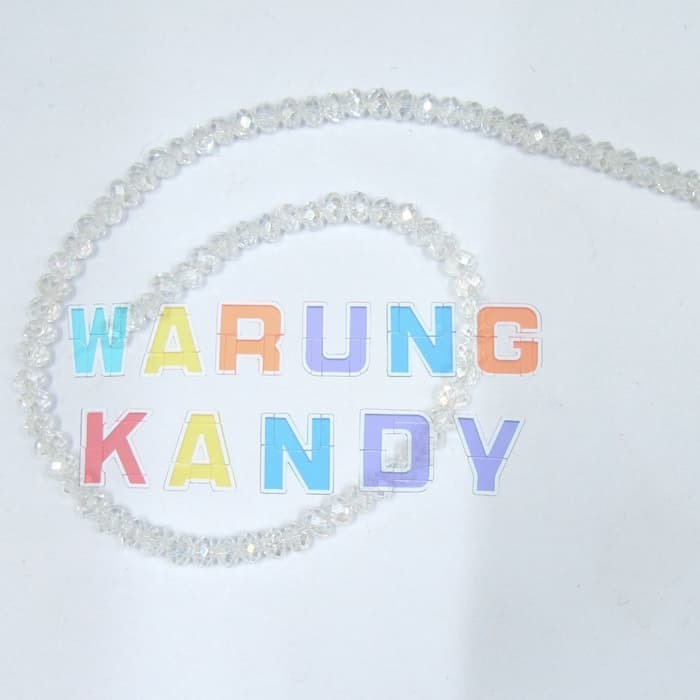 Jual Manik Kristal Ceko 3mm Putih 1 PAK | Shopee Indonesia