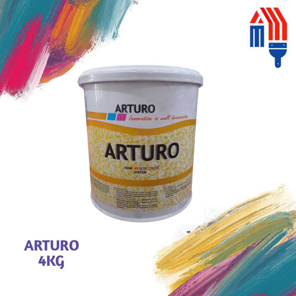 Jual Arturo Texture Based Galon 4kg Cat Tekstur 4 kg | Shopee Indonesia