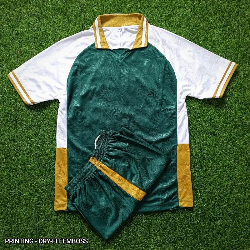 Jual NEW JERSEY KRAH WANGKY LSTELAN BOLA FUTSAL POLOS PUTIH HIJAU BOTOL ...