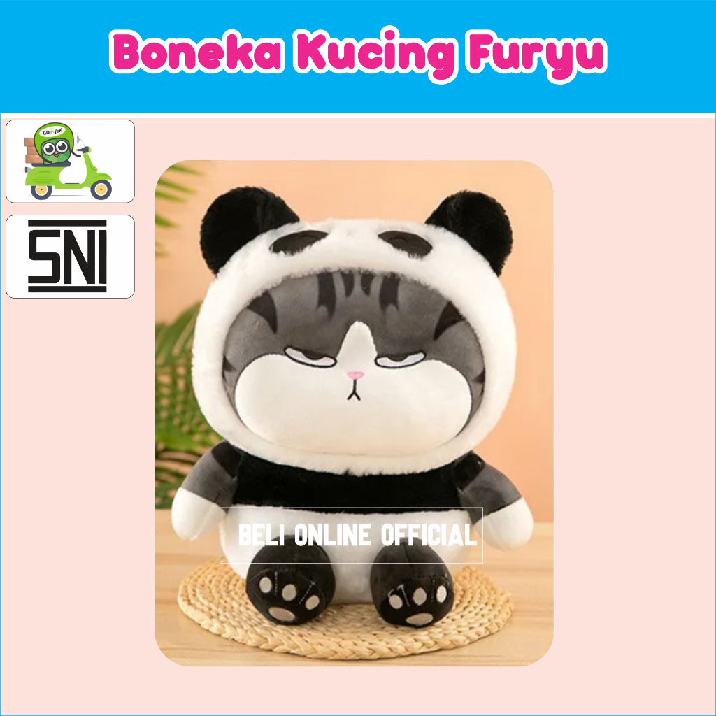 Jual Boneka Kucing Furyu Cat Furyu Doll Bantal Kucing Boneka Hewan Lucu ...