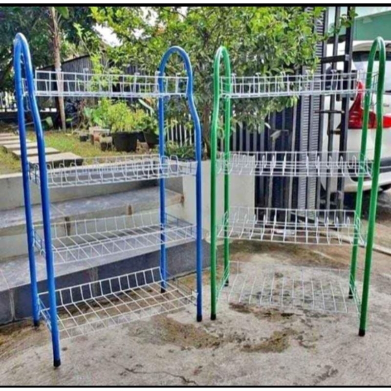 Jual Rak Piring Besi RPL03 3 susun Besi Kokoh | Shopee Indonesia