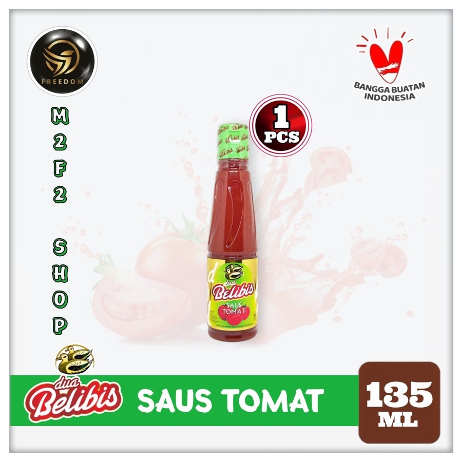 Jual Dua Belibis Saus Tomat Botol Pet - 135 ml (Kemasan Satuan ...