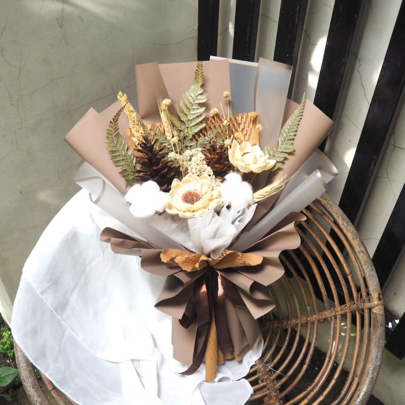 Jual Linea - Buket Bunga Kering VRIDA Buket Wisuda Buket Valentine ...