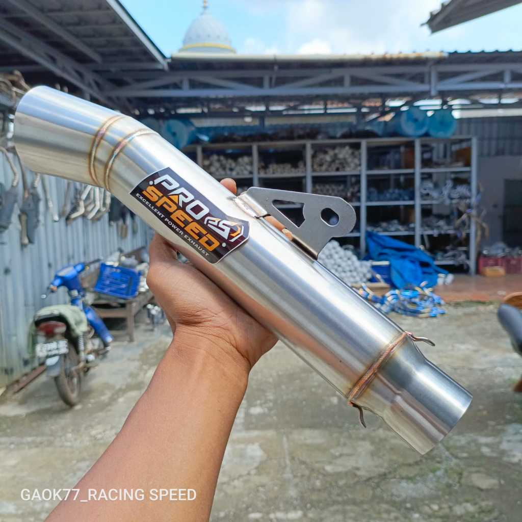 Jual Pro Speed Exhaust Canister Only pipe Stenlis Inlet 51mm Kou ...