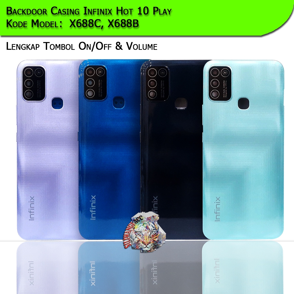 Jual Backdoor Casing Infinix Hot 10 Play X688B X688C | Shopee Indonesia