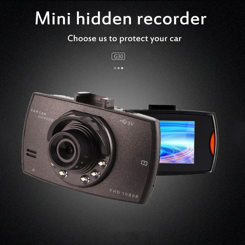 Jual Kamera Mobil Dashcam Ultra HD 1080P G-Sensor Loop Recording - G30 ...
