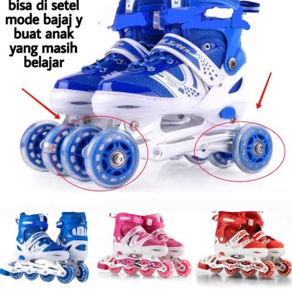 Jual Muraaaahh Sepatu Roda Anak Power Inline Skate Power Roller Skate ...