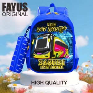 Jual BASURI JETBUS 5+ Tas Sekolah Anak TK SD Viral Karkater BUS ARTIS ...