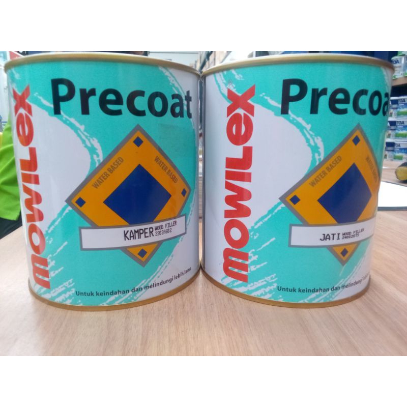 Jual MOWILEX WOODFILLER JATI & KAMPER (Cat Dasar/Dempul Kayu) 1Kg ...