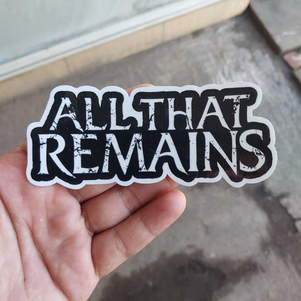 Jual ALL THAT REMAINS LOGO - STICKER CUTTING / METAL / BAND INDIE / POP ...