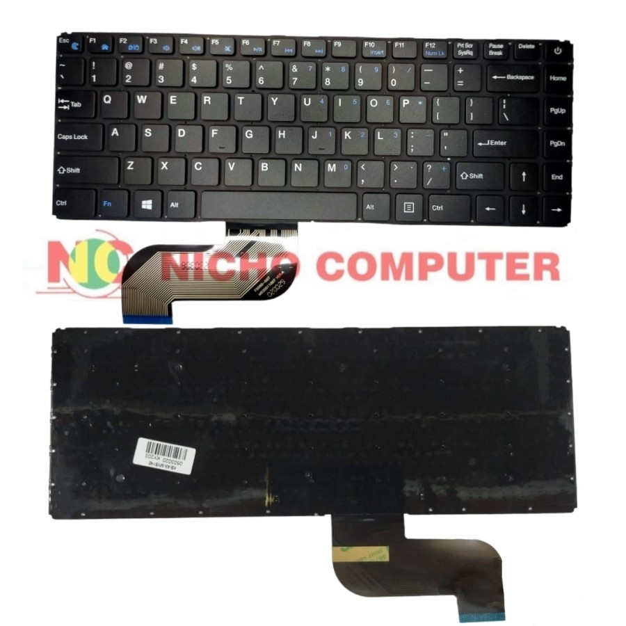 Jual Keyboard Axioo Mybook 14E CG14D01 Hitam No Backlight | Shopee ...
