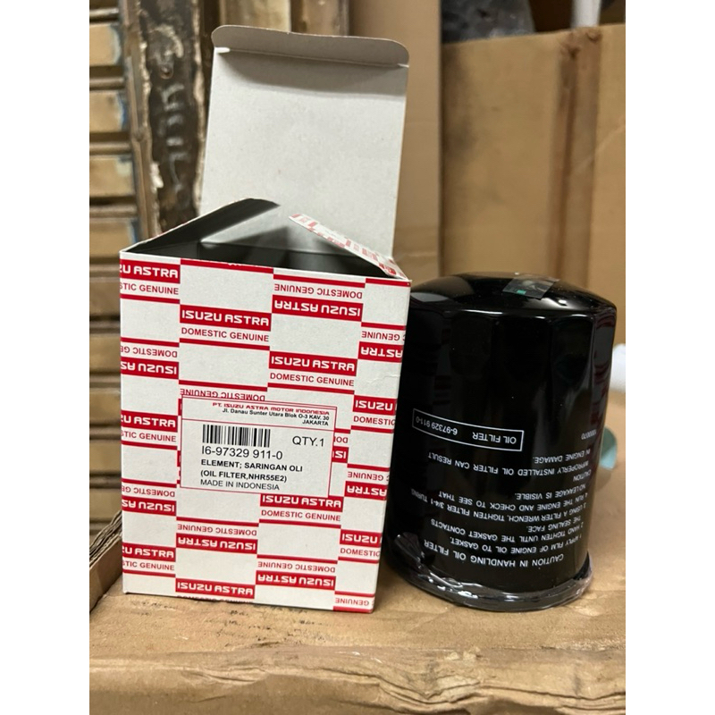 Jual Filter oli isuzu elf NHR / NKR / NLR 55 Turbo Euro 2 Original ...