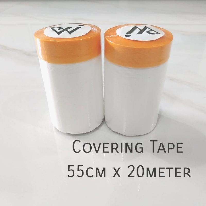Jual Perekat Solasi Isolasi Kertas dan Plastik Covering Tape 55cm x 20m ...