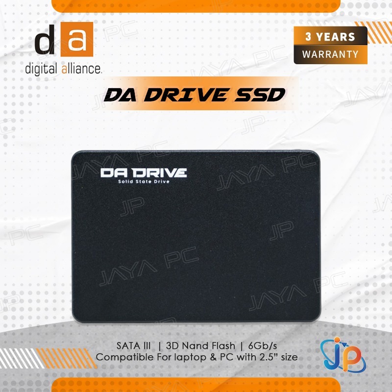 Jual Digital Alliance DA Drive SSD 128GB Sata 3 - SSD 3D Nand 128 GB 2. ...