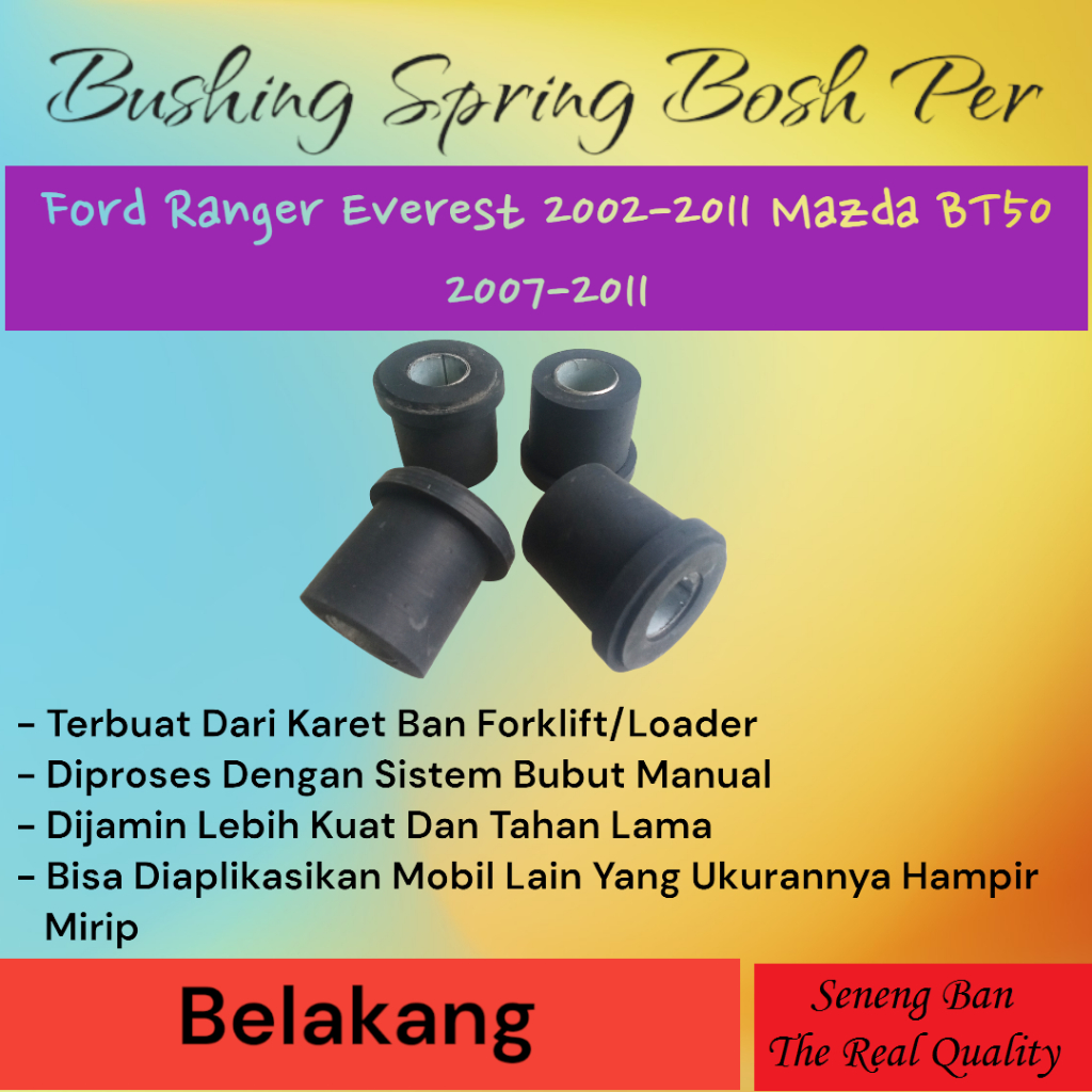 Jual Karet Bushing Spring Bosper Belakang Ranger Everest Harga 1Set ...