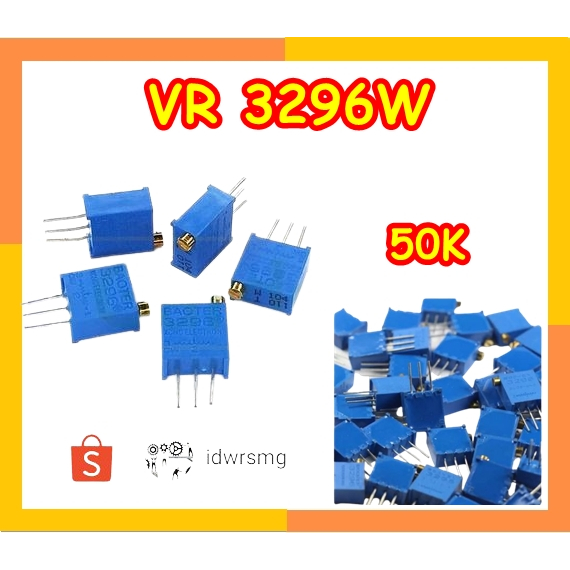 Jual VR Variable Resistor 3296 W 50K 503 3296W 50 Kilo Trimpot ...