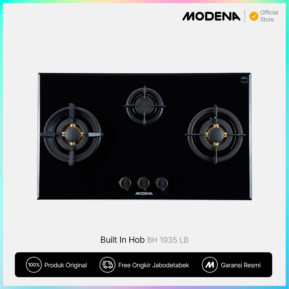 Jual MODENA Built-in Gas Hob - BH 1935 LB | Shopee Indonesia