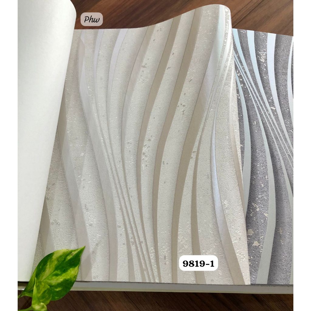 Jual Wallpaper Dinding Salur Industrial Concrete Abu Cream The View ...