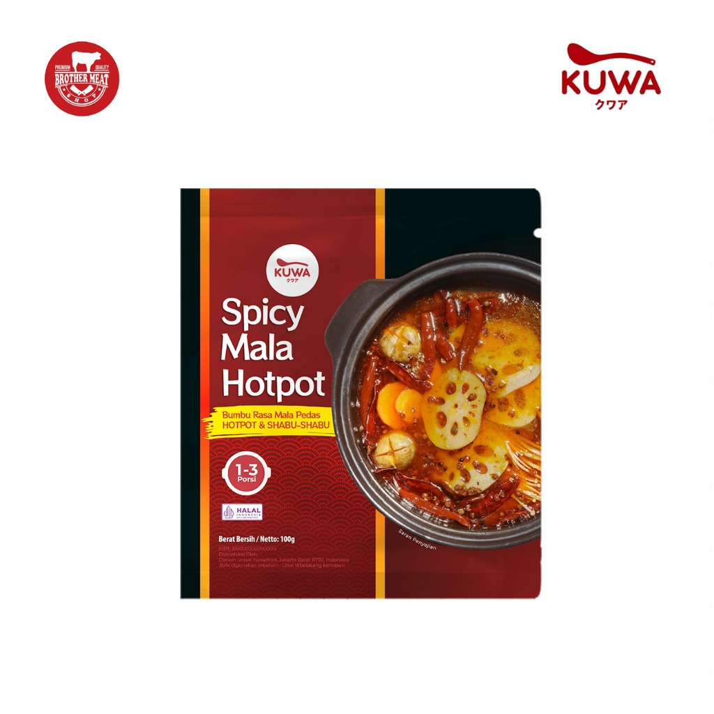 Jual KUWA Spicy Mala Hotpot 100gr, Kaldu Rasa Mala Pedas Shabu - Shabu ...