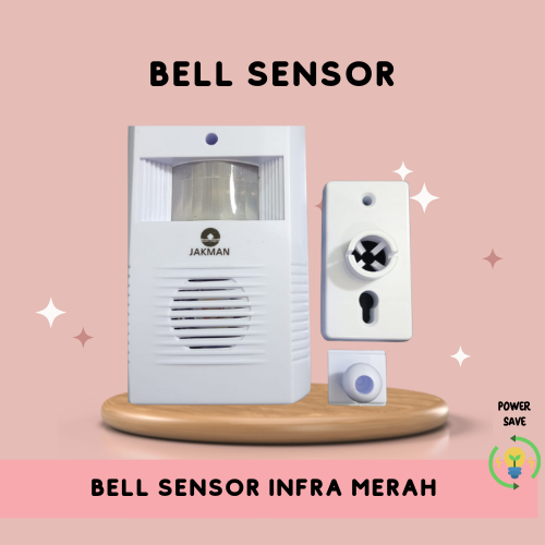 Jual BELL SENSOR INFRA MERAH/BELL SENSOR GERAK/BELL RUMAH/BELL TOKO ...